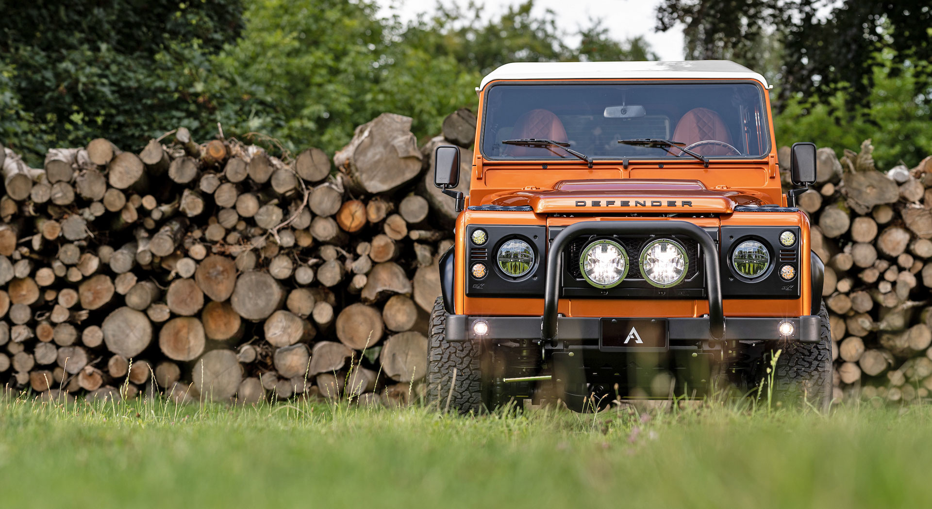 Custom Land Rover Defender for sale | Ember | Restoration by Arkonik