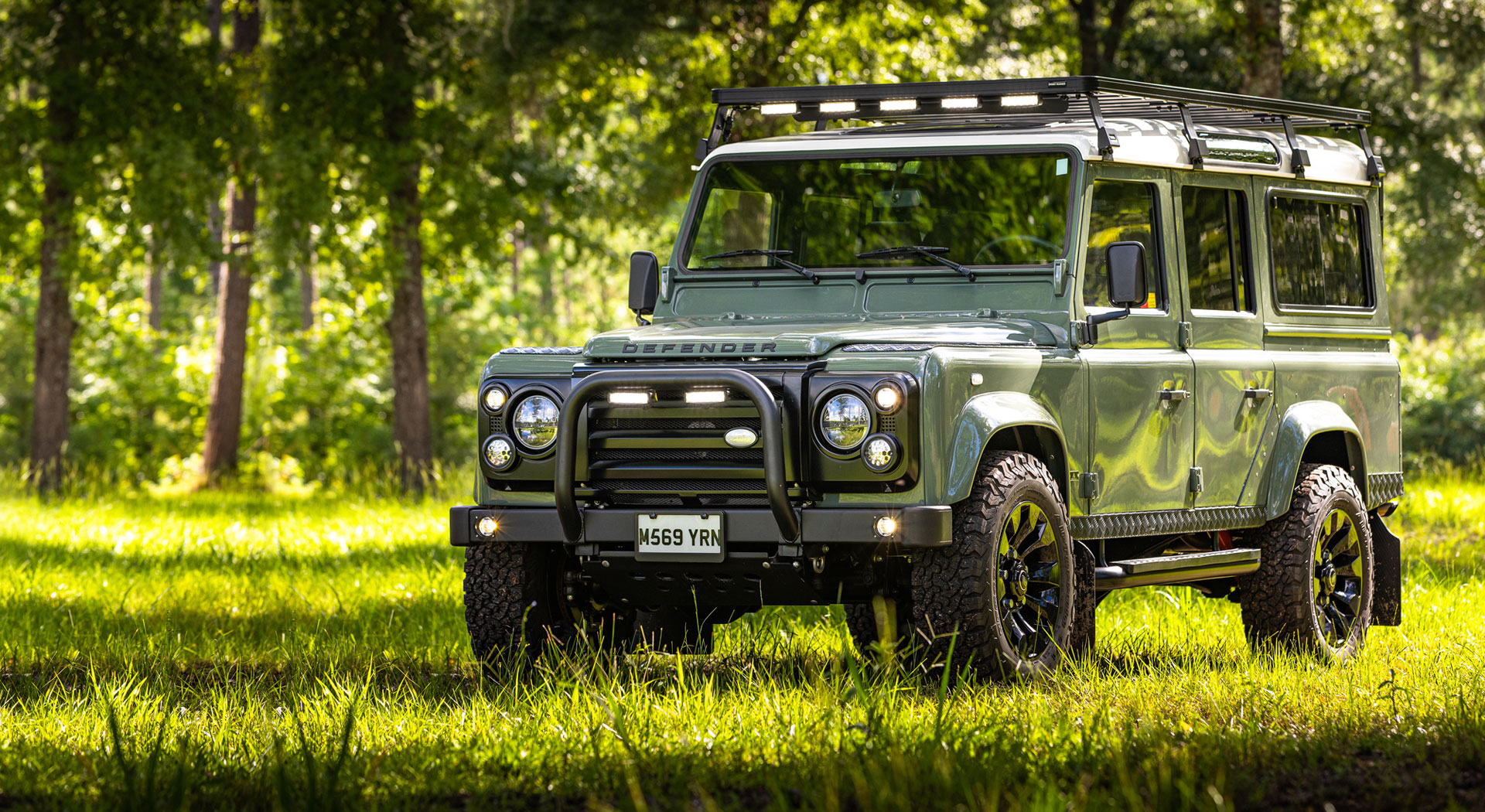 Custom LHD Land Rover Defender for sale | 1995 110 | Restoration by Arkonik