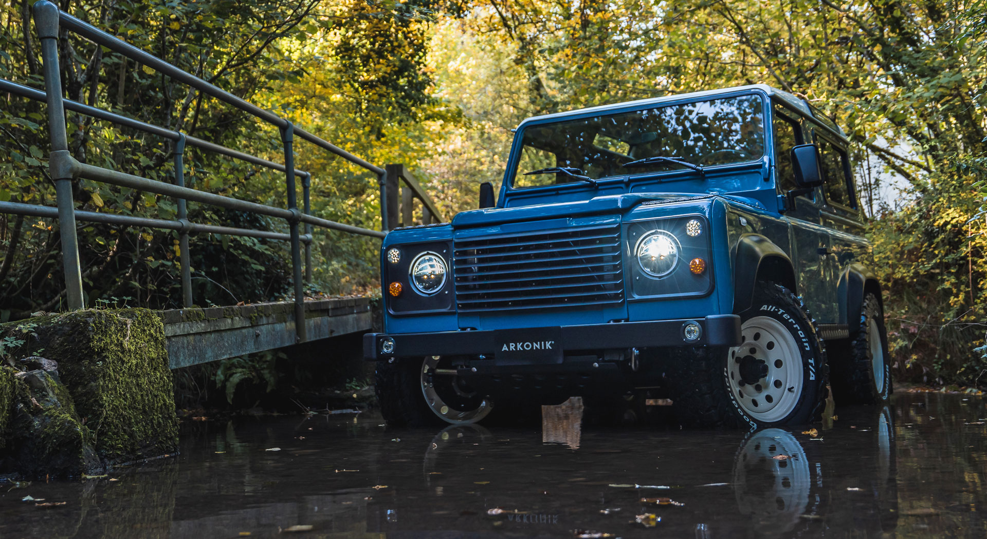 Custom Land Rover Defender for sale | Ford | Restoration by Arkonik