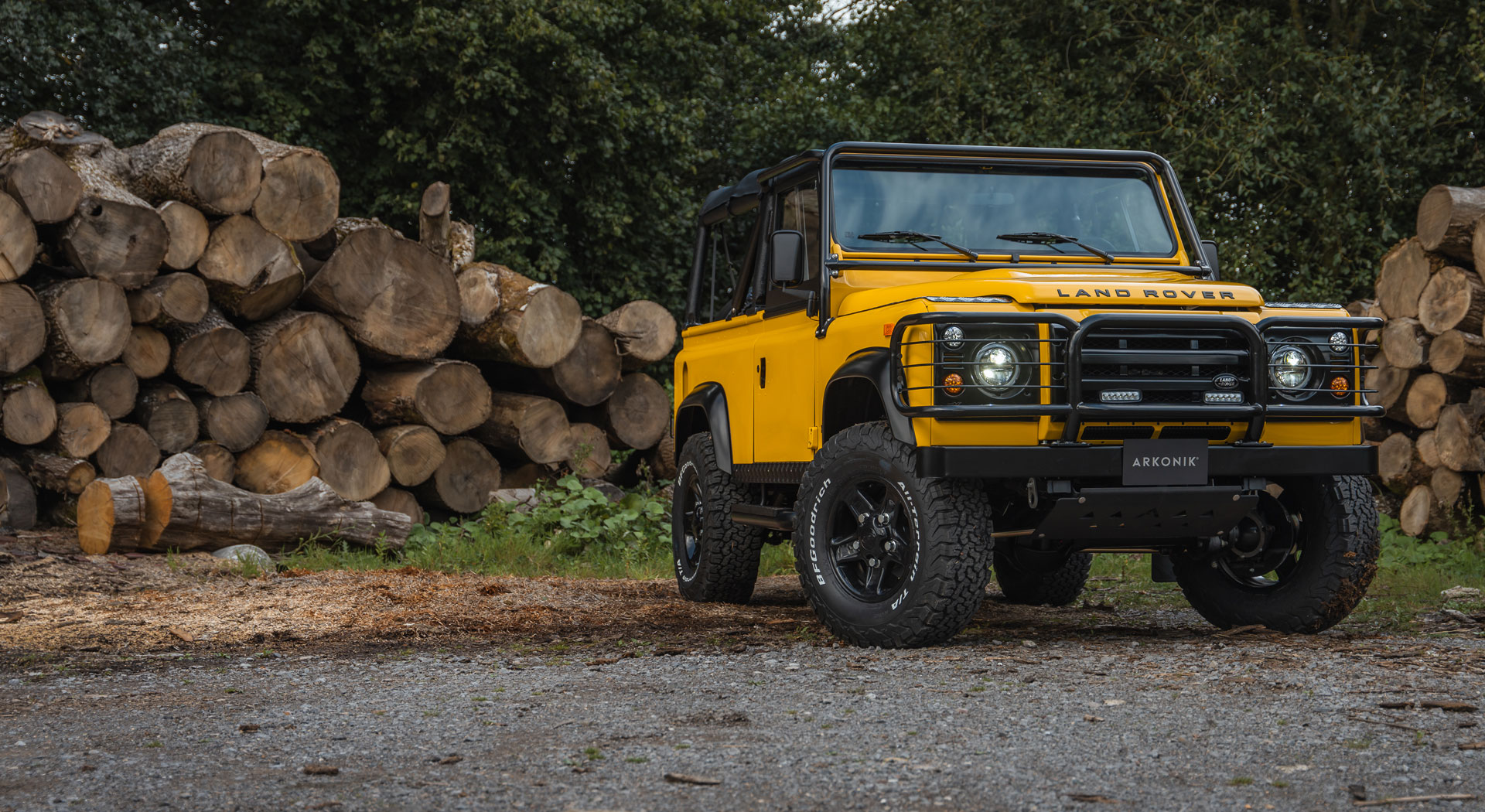 Custom LHD Land Rover Defender | Battery Tender | Restoration by Arkonik