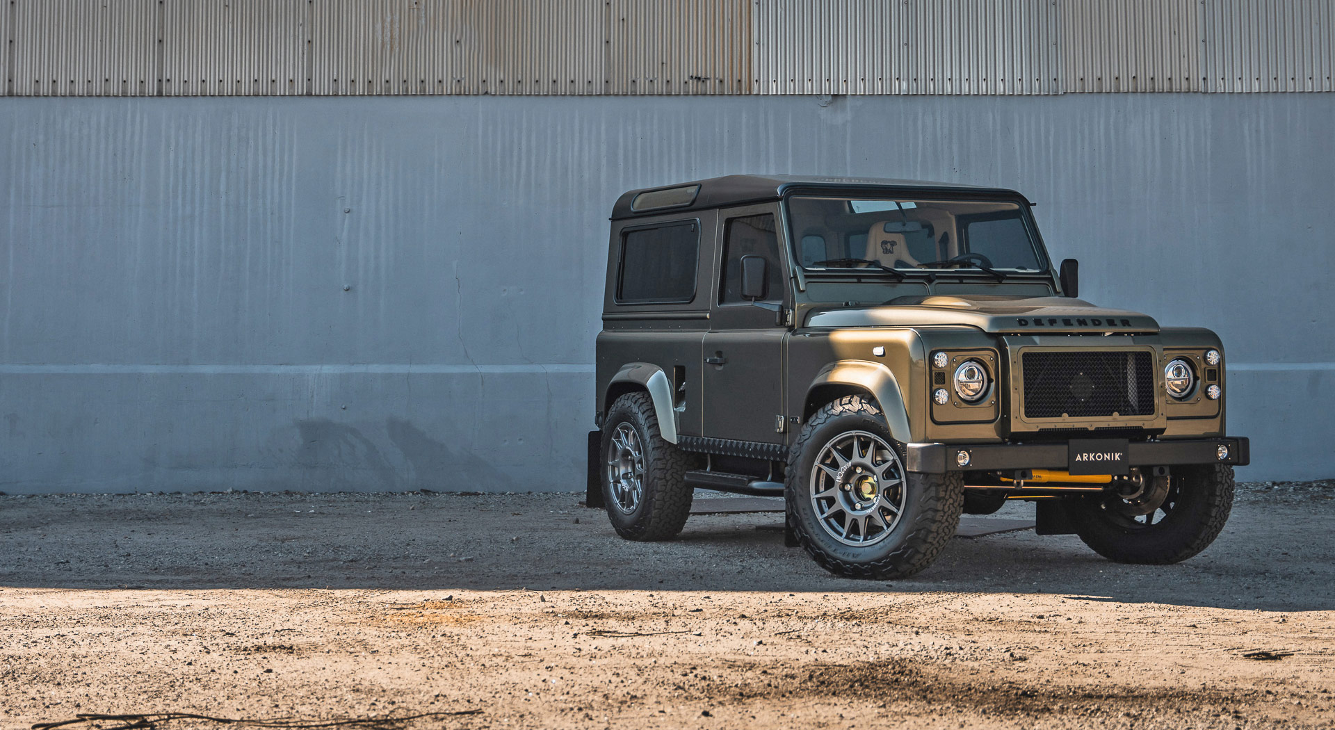 Custom Land Rover Defender for sale | Fu Dog | Restoration by Arkonik