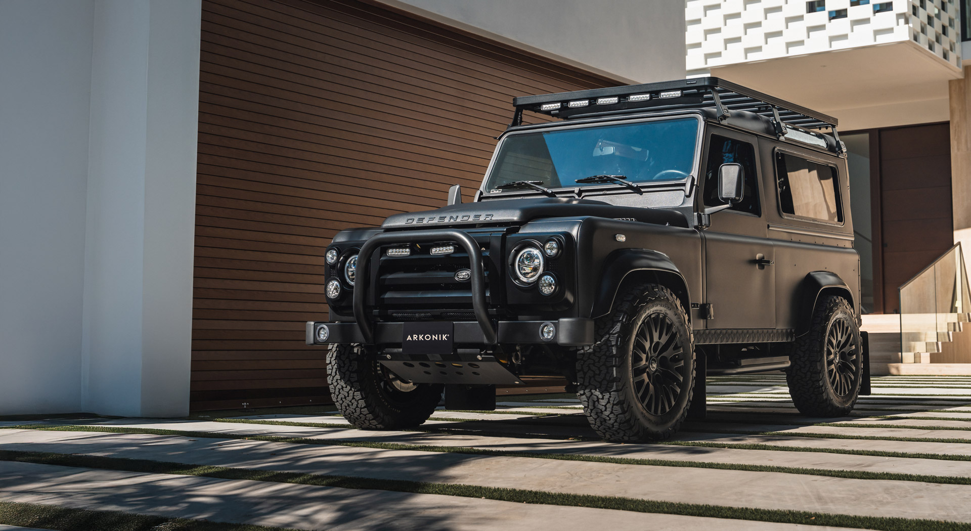 Custom Land Rover Defender for sale | ARK801 | Restoration by Arkonik