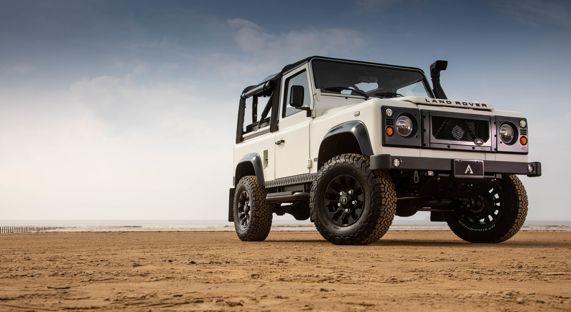 Custom Land Rover Defender for sale | Dune | Restoration by Arkonik